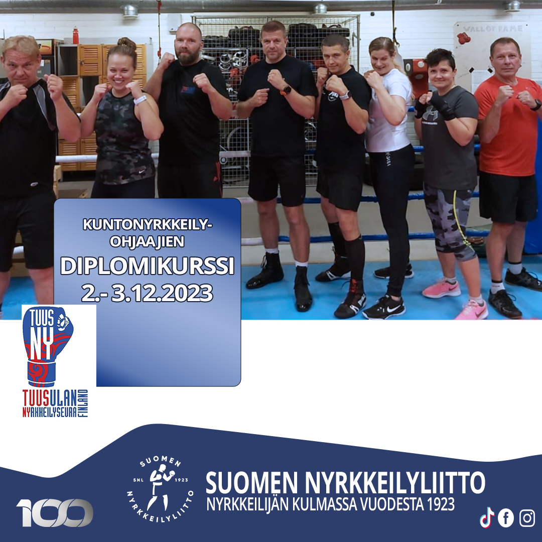 Kuntonyrkkeilyohjaajien Diplomikurssi, Tuusula - Suomen Nyrkkeilyliitto Ry